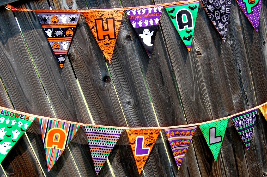 Happy Halloween Bunting - Hugs, Kisses and Snot